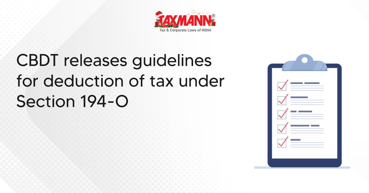 CBDT circular on e-commerce tax issues | Taxmann posted on the topic ... CBDT circular on e-commerce tax issues | Taxmann posted on the topic ...