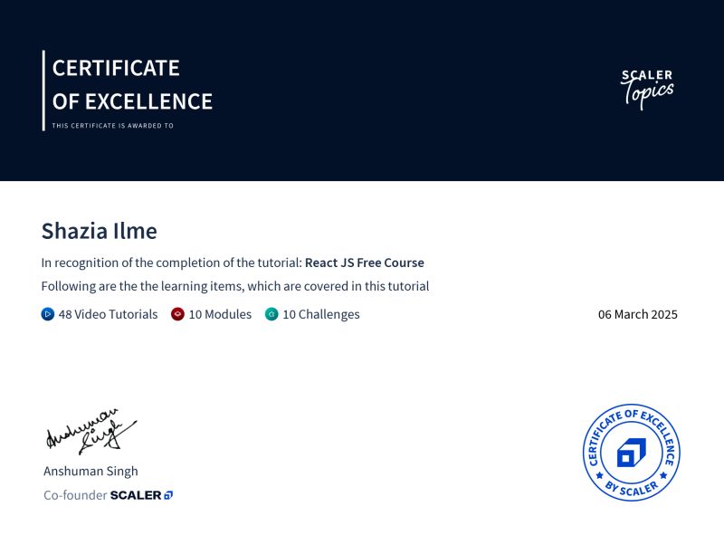 #reactjs #webdevelopment #learning #scalertopics #certification ... #reactjs #webdevelopment #learning #scalertopics #certification ...