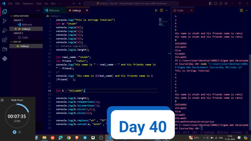 Shubham Kumar on LinkedIn: #100daysoflearning #day40 #javascript # ... Shubham Kumar on LinkedIn: #100daysoflearning #day40 #javascript # ...