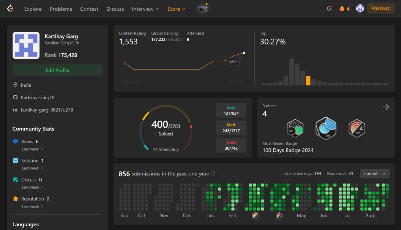 Kartikay Garg on LinkedIn: #dsa #leetcode #problemsolving # ... Kartikay Garg on LinkedIn: #dsa #leetcode #problemsolving # ...
