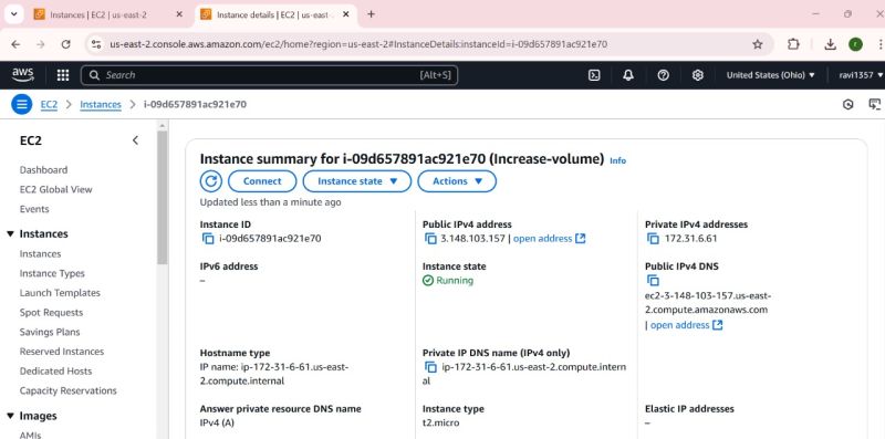#devops #aws #ec2 #volumeresize #serverless #cloudcomputing… | Ravi ... #devops #aws #ec2 #volumeresize #serverless #cloudcomputing… | Ravi ...