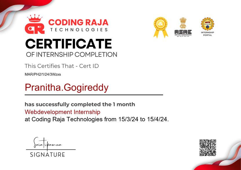 Pranitha .Gogireddy on LinkedIn: #webdevelopment Pranitha .Gogireddy on LinkedIn: #webdevelopment