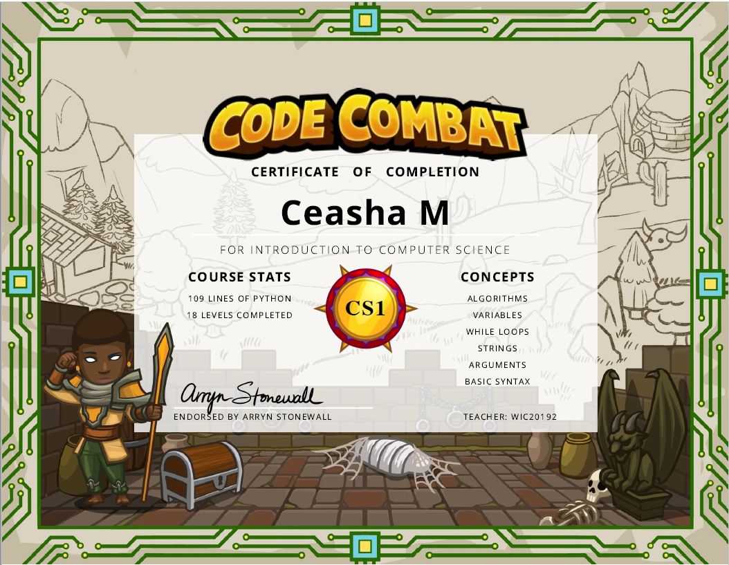 Ceasha M. on LinkedIn: #python #pythonlearning Ceasha M. on LinkedIn: #python #pythonlearning