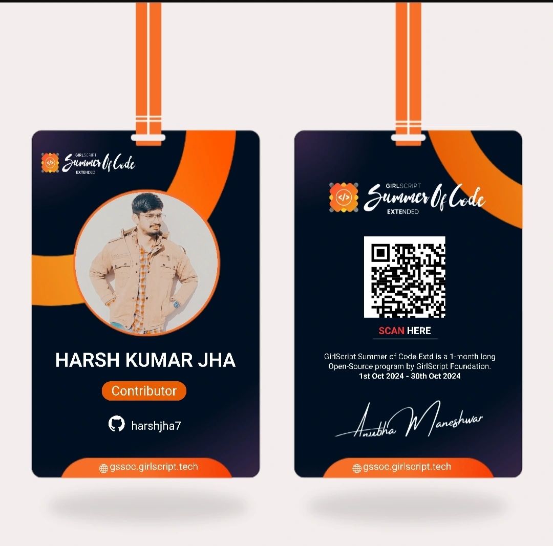 Harsh Kumar Jha on LinkedIn: #gssoc #opensource #learningjourney # ... Harsh Kumar Jha on LinkedIn: #gssoc #opensource #learningjourney # ...