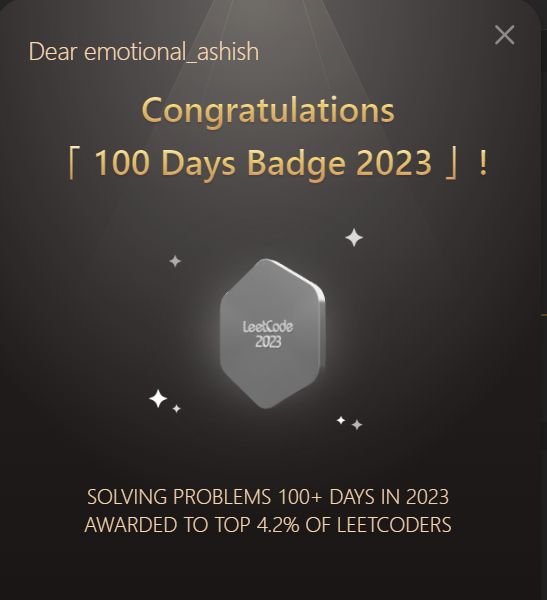 Ashish Ranjan on LinkedIn: #leetcode2023 #consistent Ashish Ranjan on LinkedIn: #leetcode2023 #consistent