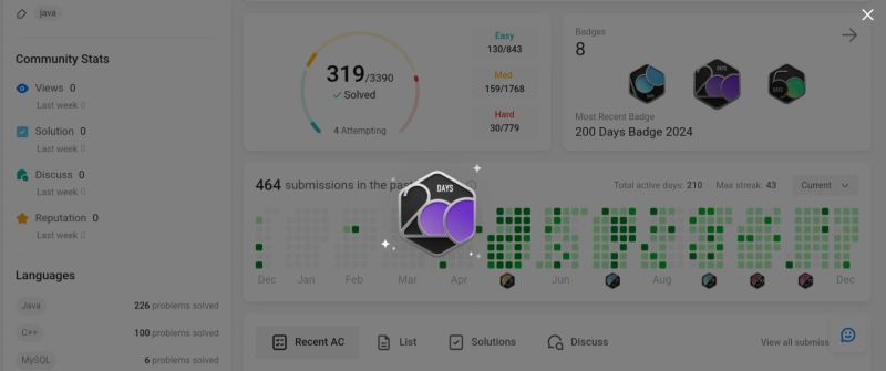 #leetcode #codingjourney #200days #discipline #learningneverstops ... #leetcode #codingjourney #200days #discipline #learningneverstops ...