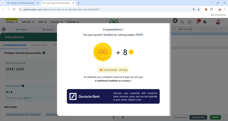 Gorav Jindal on LinkedIn: #gfg #potd #coding #100daysofcode ... Gorav Jindal on LinkedIn: #gfg #potd #coding #100daysofcode ...
