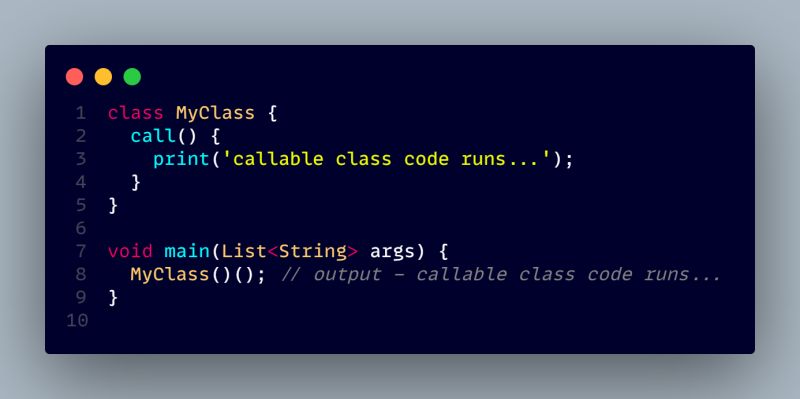 Learn about callable classes in Dart | Hritik Rajput posted on the ... Learn about callable classes in Dart | Hritik Rajput posted on the ...