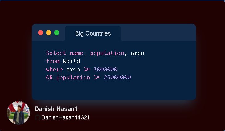 Danish Hasan on LinkedIn: #sql #leetcode #query #learnsql Danish Hasan on LinkedIn: #sql #leetcode #query #learnsql