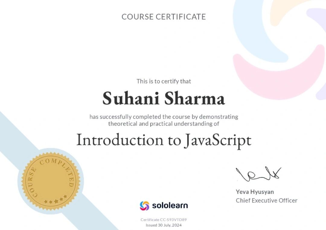 Suhani Sharma on LinkedIn: #javascript #webdevelopment #coding # ... Suhani Sharma on LinkedIn: #javascript #webdevelopment #coding # ...