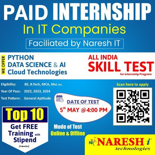 adarasani avinash on LinkedIn: #python #datascience #java #internships ... adarasani avinash on LinkedIn: #python #datascience #java #internships ...
