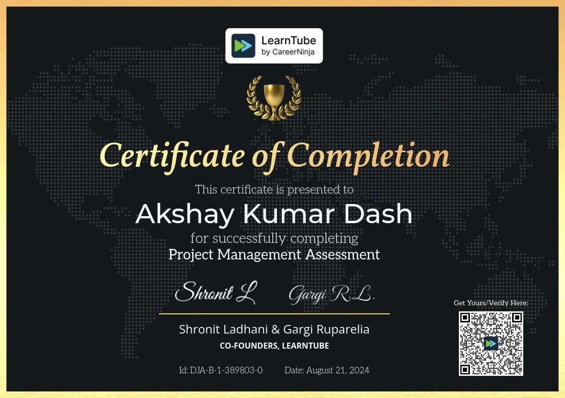 Akshay Kumar Dash on LinkedIn: Achievement one more... Akshay Kumar Dash on LinkedIn: Achievement one more...
