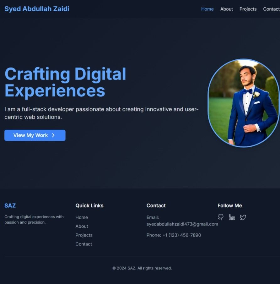 Syed Abdullah Zaidi on LinkedIn: #webdevelopment #nextjs #portfolio # ... Syed Abdullah Zaidi on LinkedIn: #webdevelopment #nextjs #portfolio # ...
