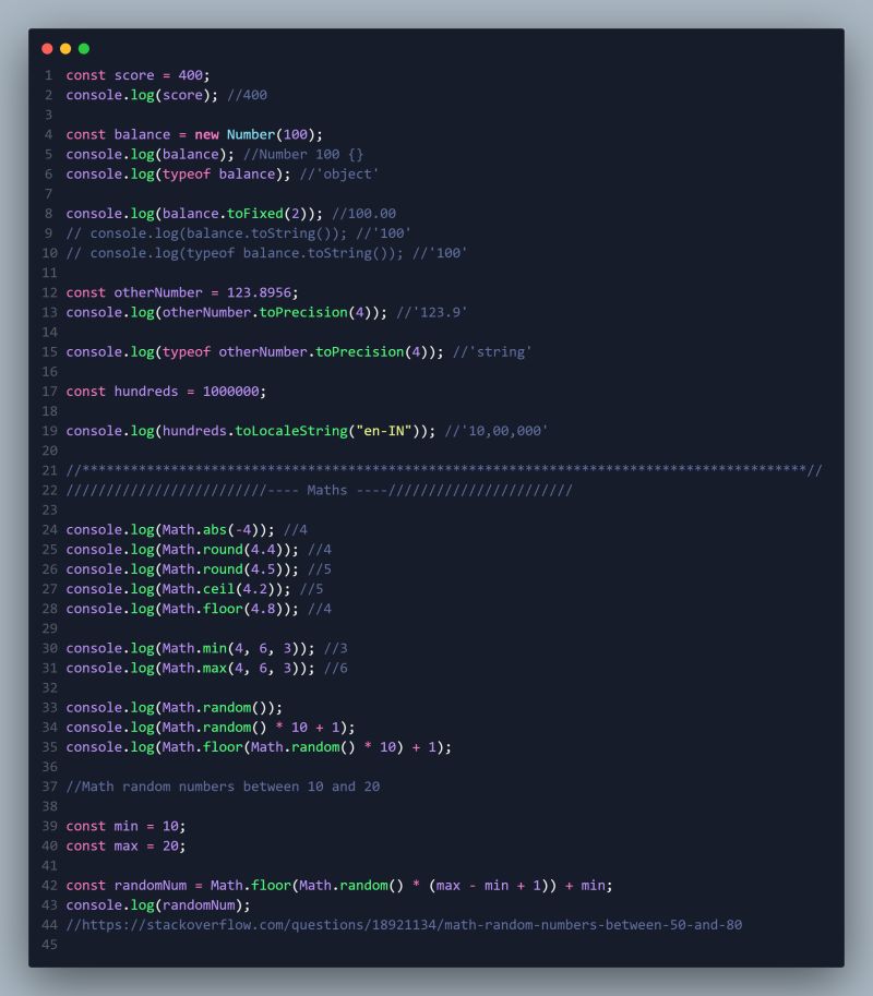 TUTUL KABIR on LinkedIn: #javascript #javascriptlearning #number #maths TUTUL KABIR on LinkedIn: #javascript #javascriptlearning #number #maths