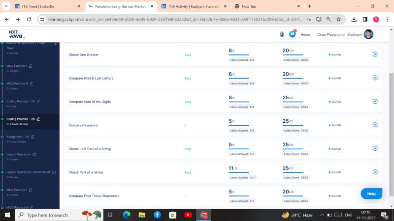 Completed all codes for #day35 | Kadiyam Yuvarakesh posted on the topic ... Completed all codes for #day35 | Kadiyam Yuvarakesh posted on the topic ...