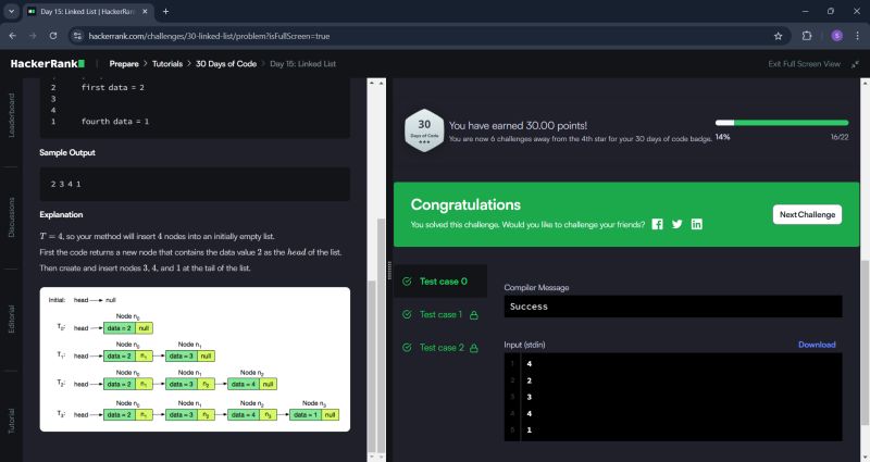 Sri Harish Vel M on LinkedIn: #30daycodingchallenge #java #hackerrank # ... Sri Harish Vel M on LinkedIn: #30daycodingchallenge #java #hackerrank # ...