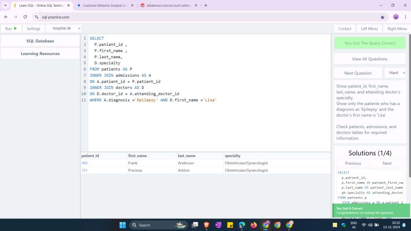 Kiran Bakare on LinkedIn: #hard #sql #sharpening #sql #dataanalysis # ... Kiran Bakare on LinkedIn: #hard #sql #sharpening #sql #dataanalysis # ...