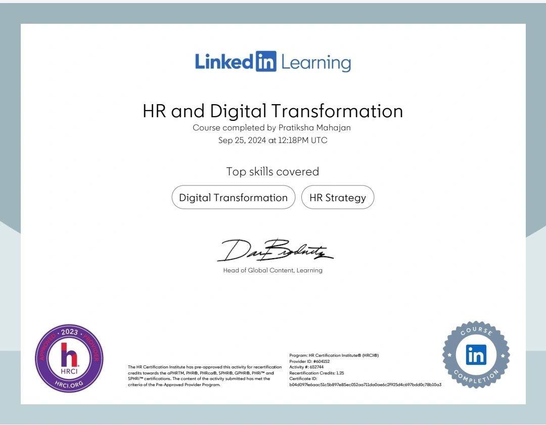 Pratiksha Mahajan on LinkedIn: #linkedinlearning # ... Pratiksha Mahajan on LinkedIn: #linkedinlearning # ...