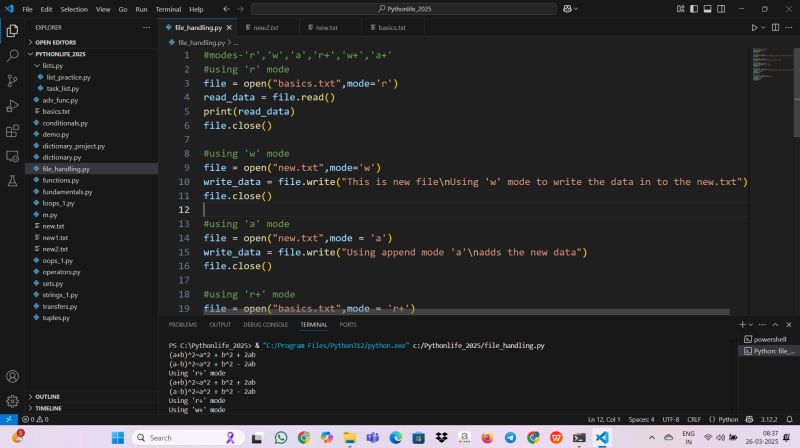 #python #filehandling #learning #coding #programming | Jayalakshmi Kare #python #filehandling #learning #coding #programming | Jayalakshmi Kare