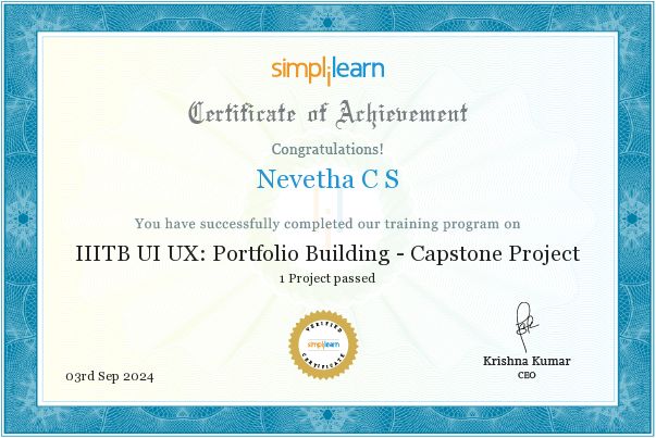 NEVETHA CHANDRA SEKARAN on LinkedIn: UI UX Design Course | UI UX Design ... NEVETHA CHANDRA SEKARAN on LinkedIn: UI UX Design Course | UI UX Design ...