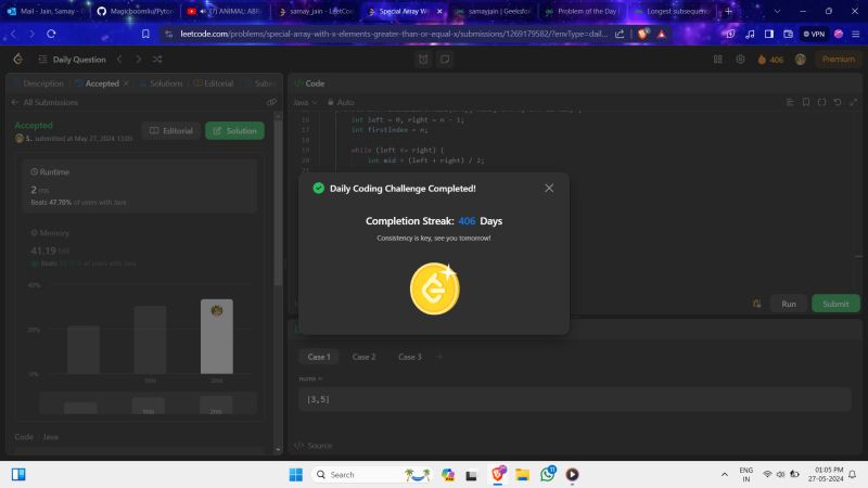 Samay Jain on LinkedIn: #codingjourney #consistentlearning #leetcode # ... Samay Jain on LinkedIn: #codingjourney #consistentlearning #leetcode # ...