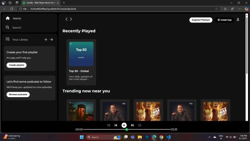 Rishabh Raj on LinkedIn: #webdevelopment #html #css #spotifyclone # ... Rishabh Raj on LinkedIn: #webdevelopment #html #css #spotifyclone # ...