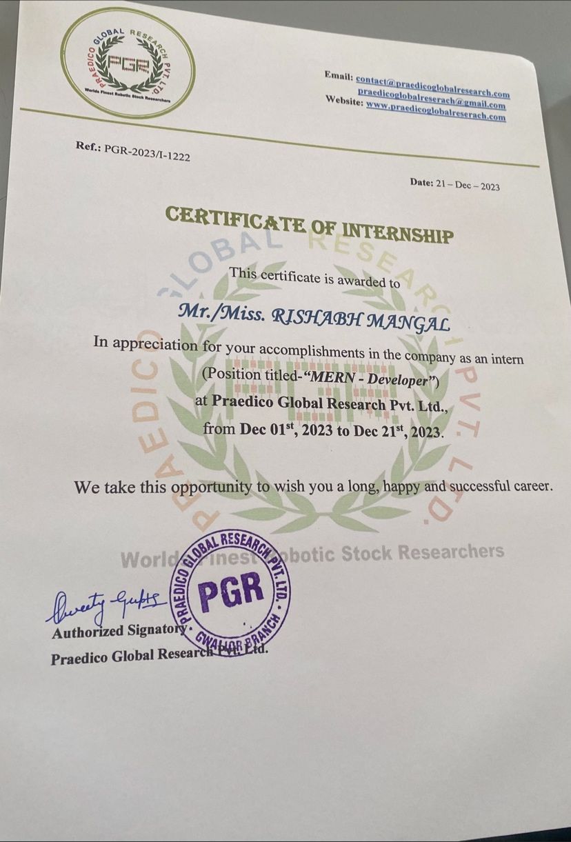 Rishabh Mangal on LinkedIn: #nodejs #mongodb #reactjs #webdeveloper Rishabh Mangal on LinkedIn: #nodejs #mongodb #reactjs #webdeveloper