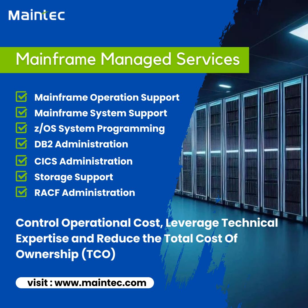 Mainframe Managed Services: Improving IT Operations | Maintec ... Mainframe Managed Services: Improving IT Operations | Maintec ...