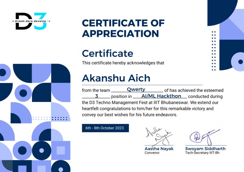Akanshu Aich on LinkedIn: Hello peeps, We are thrilled to announce that ... Akanshu Aich on LinkedIn: Hello peeps, We are thrilled to announce that ...