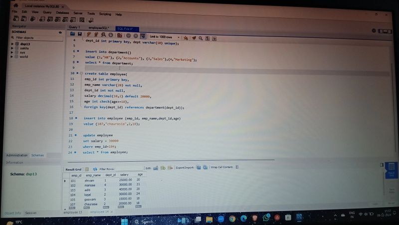 Shivam Chaurasia on LinkedIn: #rdbms #sqlscript #databasemanagement # ... Shivam Chaurasia on LinkedIn: #rdbms #sqlscript #databasemanagement # ...