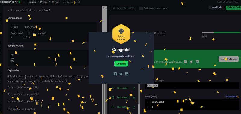 #python #hackerrank #codingachievement | Sakshi I. #python #hackerrank #codingachievement | Sakshi I.