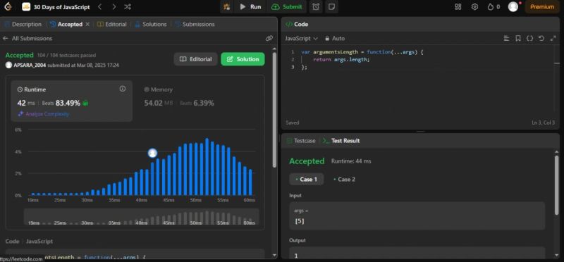 #javascript #codingchallenge #leetcode #30daysofjavascript… | Apsara S #javascript #codingchallenge #leetcode #30daysofjavascript… | Apsara S