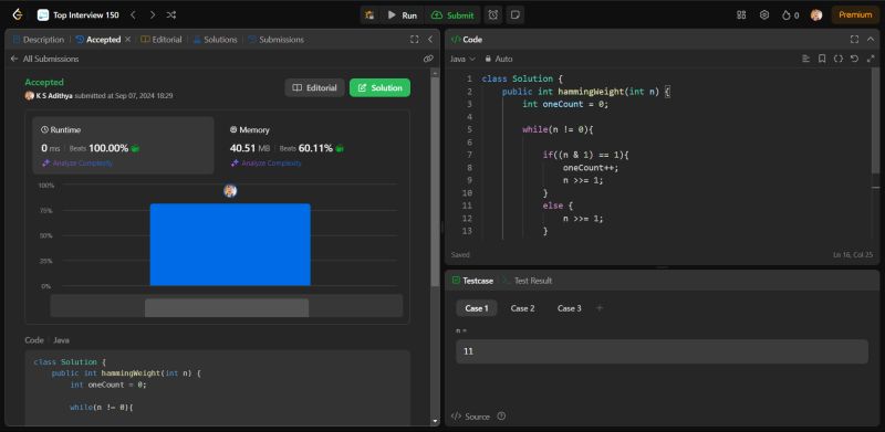 K S Adithya on LinkedIn: #100daysofprogrammingchallenge #leetcode #day3 ... K S Adithya on LinkedIn: #100daysofprogrammingchallenge #leetcode #day3 ...