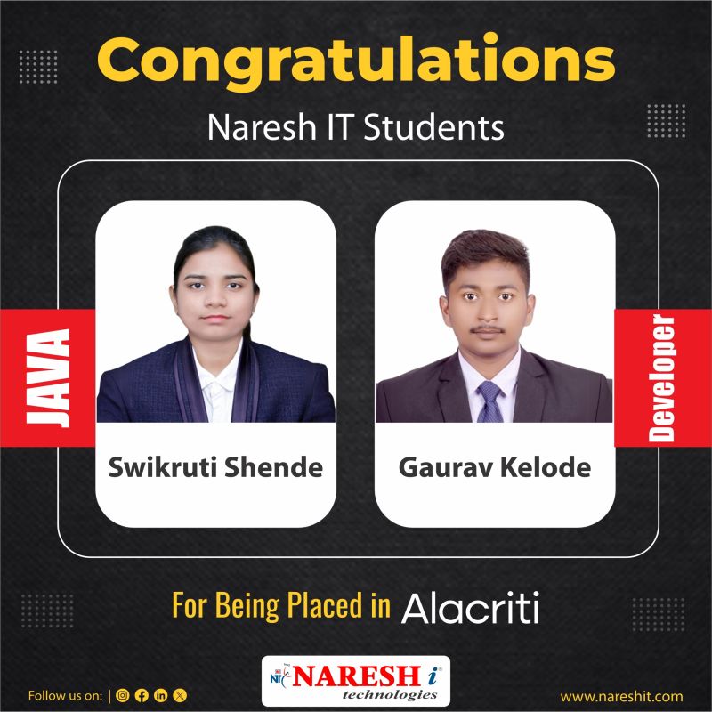 Naresh i Technologies on LinkedIn: #congratulations #alacriti # ... Naresh i Technologies on LinkedIn: #congratulations #alacriti # ...