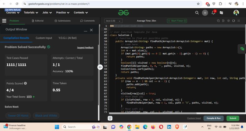 ABHINESH KUMAR RAVI on LinkedIn: #dsa #recursion #ratinamaze # ... ABHINESH KUMAR RAVI on LinkedIn: #dsa #recursion #ratinamaze # ...