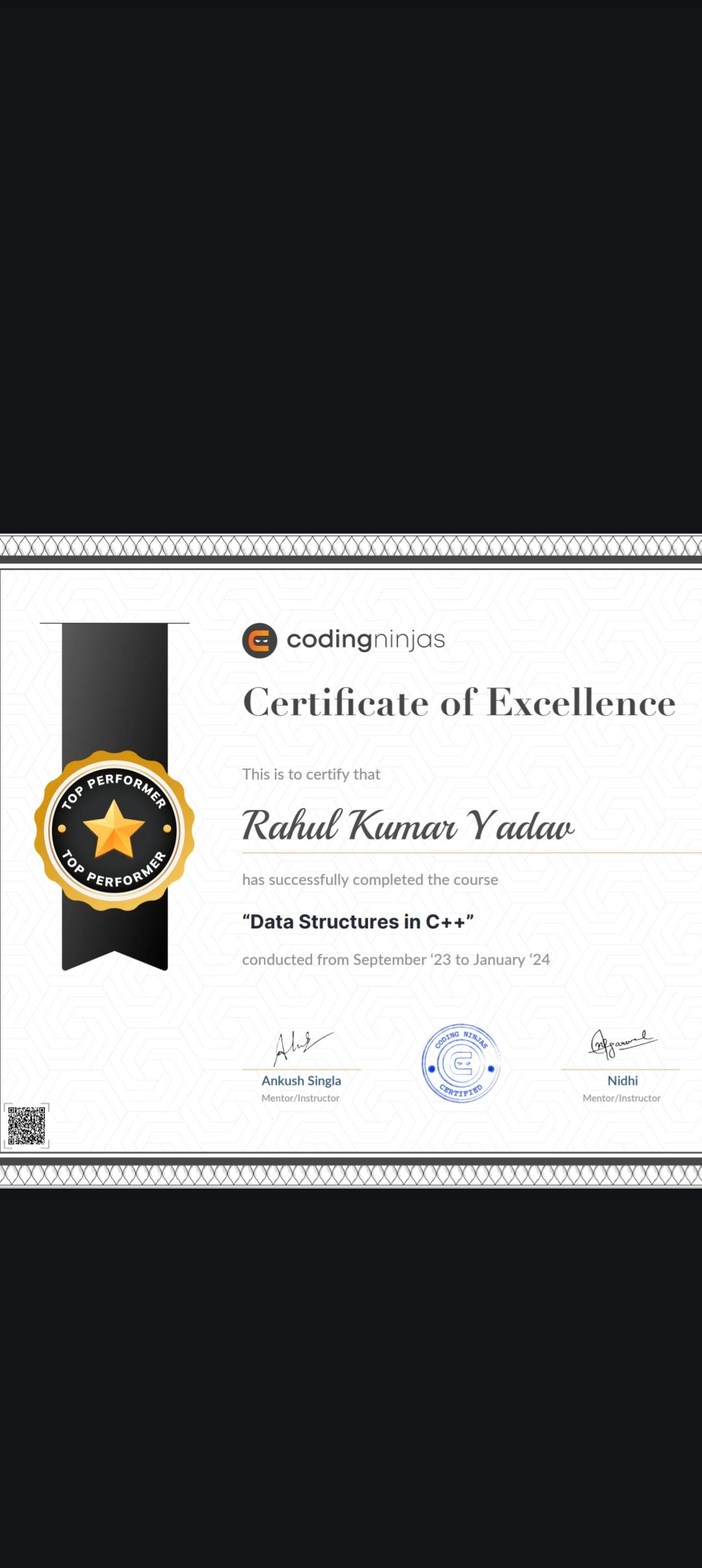 Rahul Yadav on LinkedIn: #datastructures #algorithms #codingninjas # ... Rahul Yadav on LinkedIn: #datastructures #algorithms #codingninjas # ...