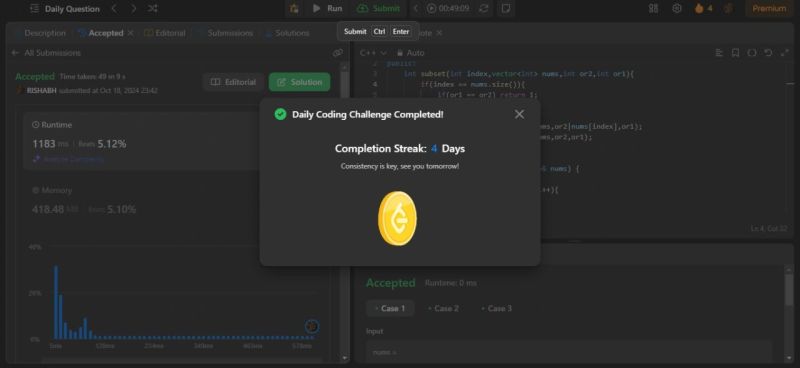 Rishabh Pareek on LinkedIn: Day 97 : solved LeetCode daily coding ... Rishabh Pareek on LinkedIn: Day 97 : solved LeetCode daily coding ...