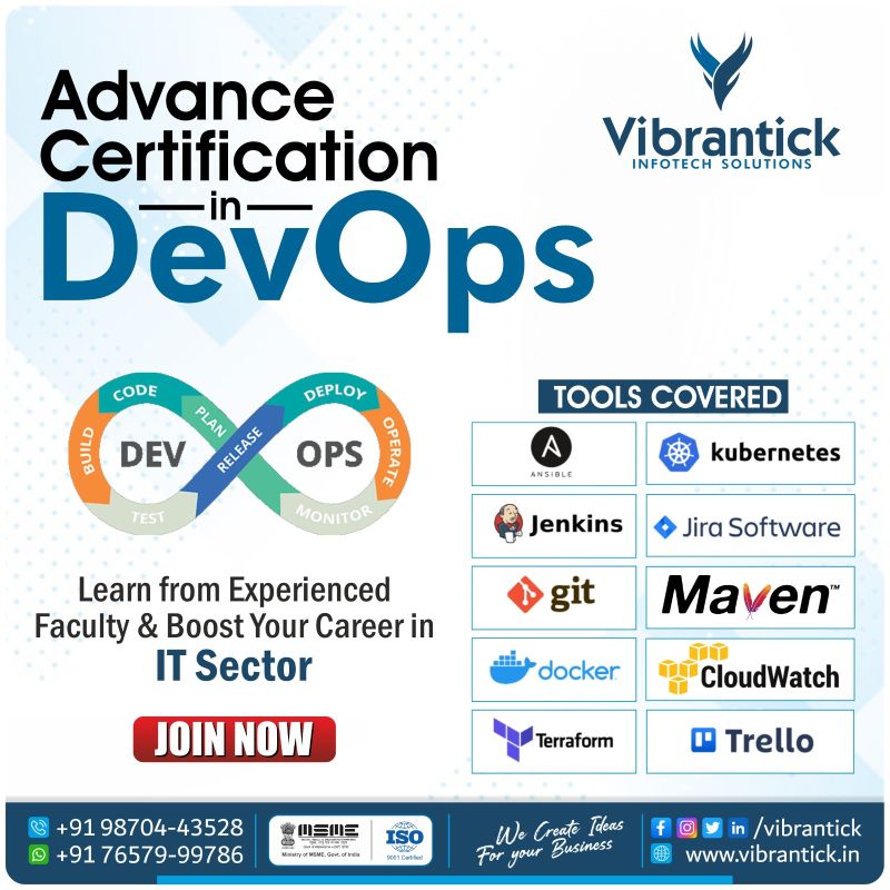 Vibrantick Infotech Solutions on LinkedIn: #devops #certification # ... Vibrantick Infotech Solutions on LinkedIn: #devops #certification # ...