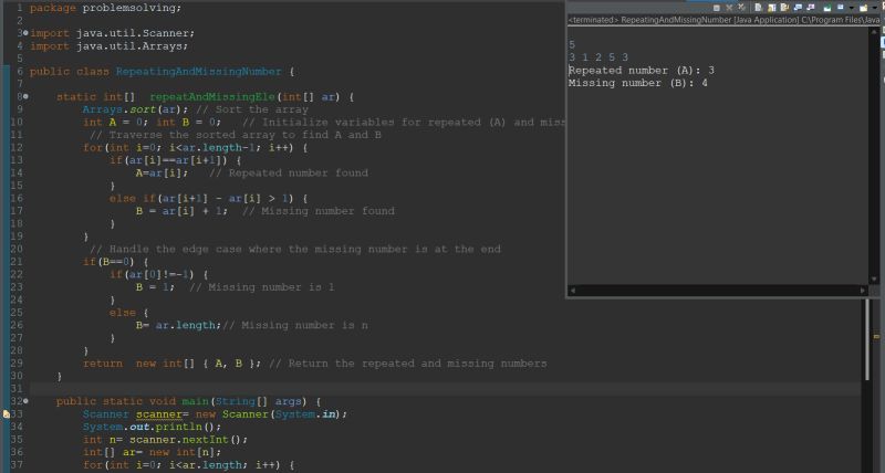 Basavaraj M on LinkedIn: *Repeat and Missing Number Array. Company ... Basavaraj M on LinkedIn: *Repeat and Missing Number Array. Company ...