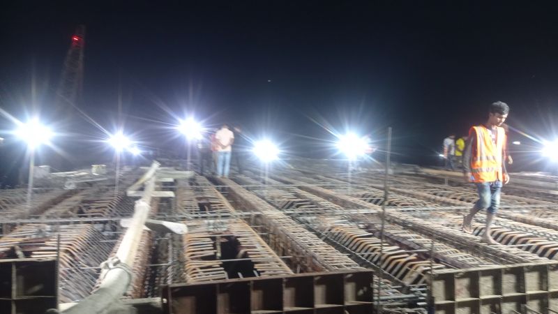 Natore Mour Underpass RCC Girder casting. | Arup Roy Natore Mour Underpass RCC Girder casting. | Arup Roy