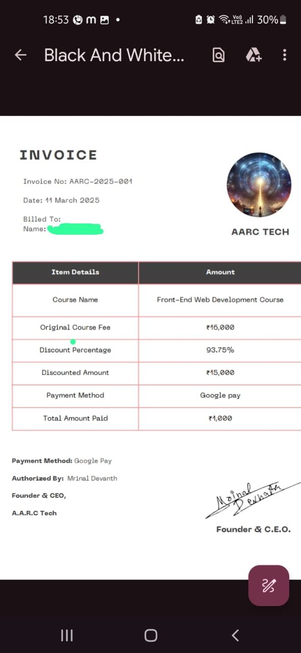 #webdevelopment #techeducation #aarctech #codingjourney #successstory ... #webdevelopment #techeducation #aarctech #codingjourney #successstory ...