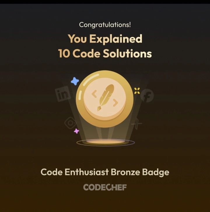 Neha priya Gandu on LinkedIn: #codechef #competitiveprogramming #coding ... Neha priya Gandu on LinkedIn: #codechef #competitiveprogramming #coding ...