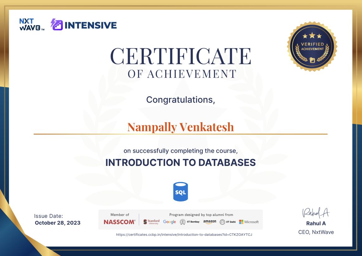Venkatesh Nampally on LinkedIn: https://lnkd.in/gZCzHaSg Venkatesh Nampally on LinkedIn: https://lnkd.in/gZCzHaSg