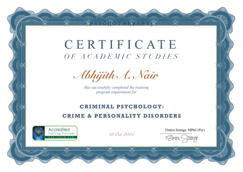 Abhijith Ajith on LinkedIn: #criminalpsychology #criminology #mba # ... Abhijith Ajith on LinkedIn: #criminalpsychology #criminology #mba # ...