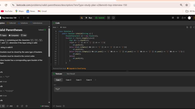 #dsa #leetcode #java #stack #100daysofcode #codingjourney ... #dsa #leetcode #java #stack #100daysofcode #codingjourney ...
