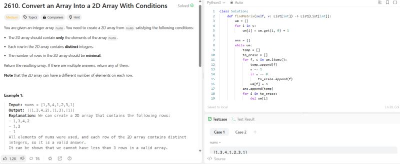 LeetCode solved LeetCode solved