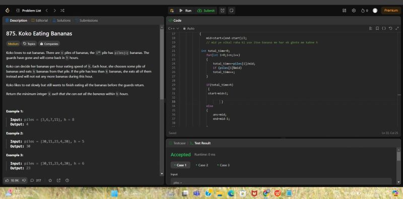Gaurav Singh on LinkedIn: #dsa #leetcode #codingjourney #binarysearch # ... Gaurav Singh on LinkedIn: #dsa #leetcode #codingjourney #binarysearch # ...