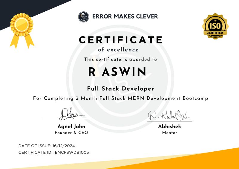 Aswin R on LinkedIn: #mernstackdeveloper #webdevelopment #reactjs # ... Aswin R on LinkedIn: #mernstackdeveloper #webdevelopment #reactjs # ...