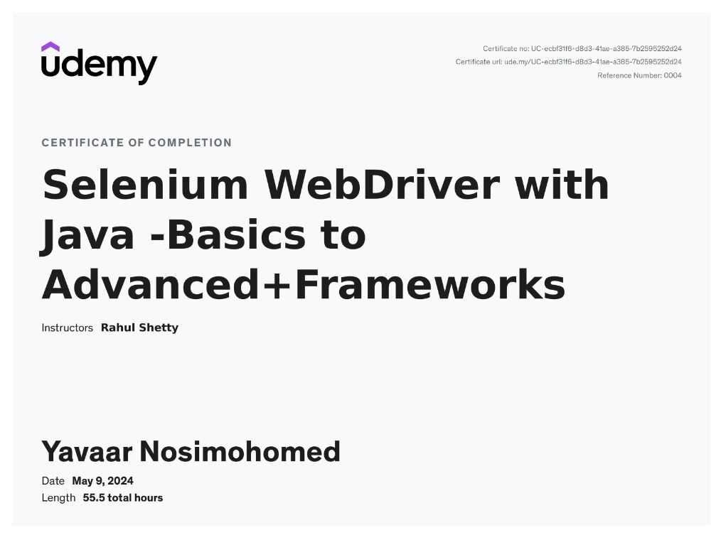 Rahul Shetty Completed Selenium WebDriver Advanced Framework! | Yavaar ... Rahul Shetty Completed Selenium WebDriver Advanced Framework! | Yavaar ...