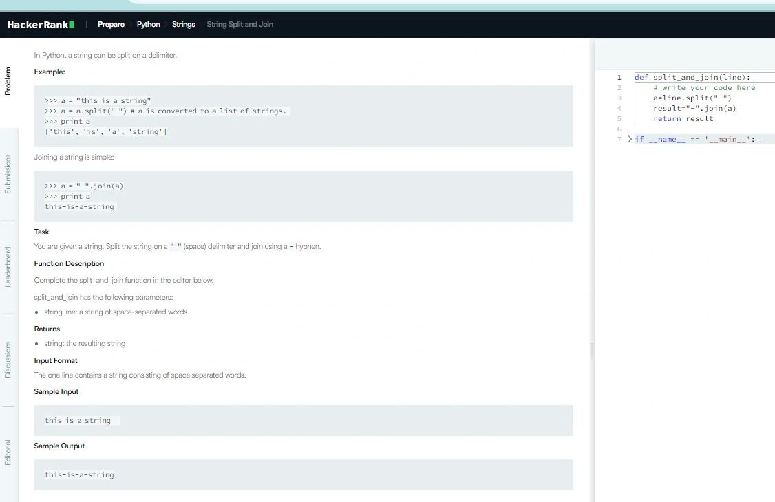 DODDI NARESH on LinkedIn: #python #coding #hackerrank #learntocode # ... DODDI NARESH on LinkedIn: #python #coding #hackerrank #learntocode # ...